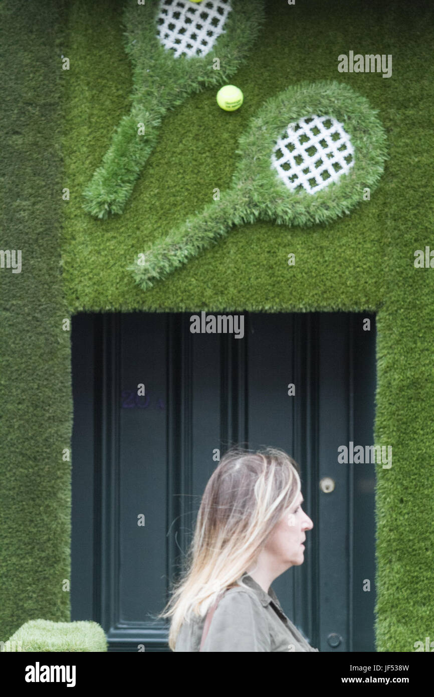 Wimbledon tennis shop display hi-res stock photography and images - Alamy