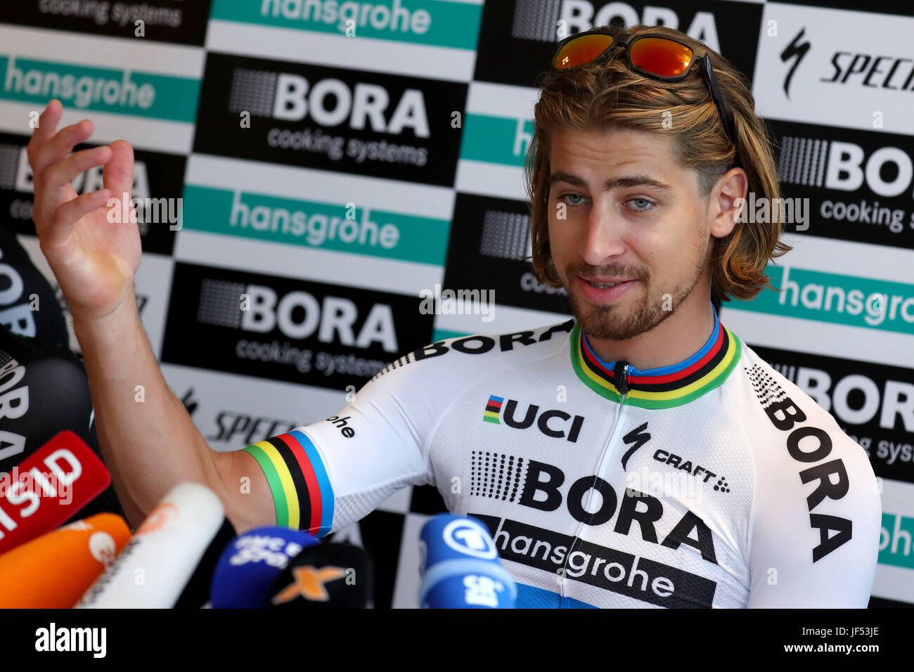 Duesseldorf, Germany. 29th June, 2017. The Slovakian cyclist Peter ...