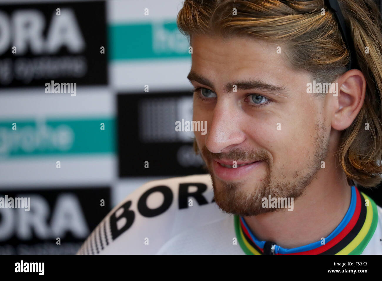 Duesseldorf, Germany. 29th June, 2017. The Slovakian cyclist Peter ...