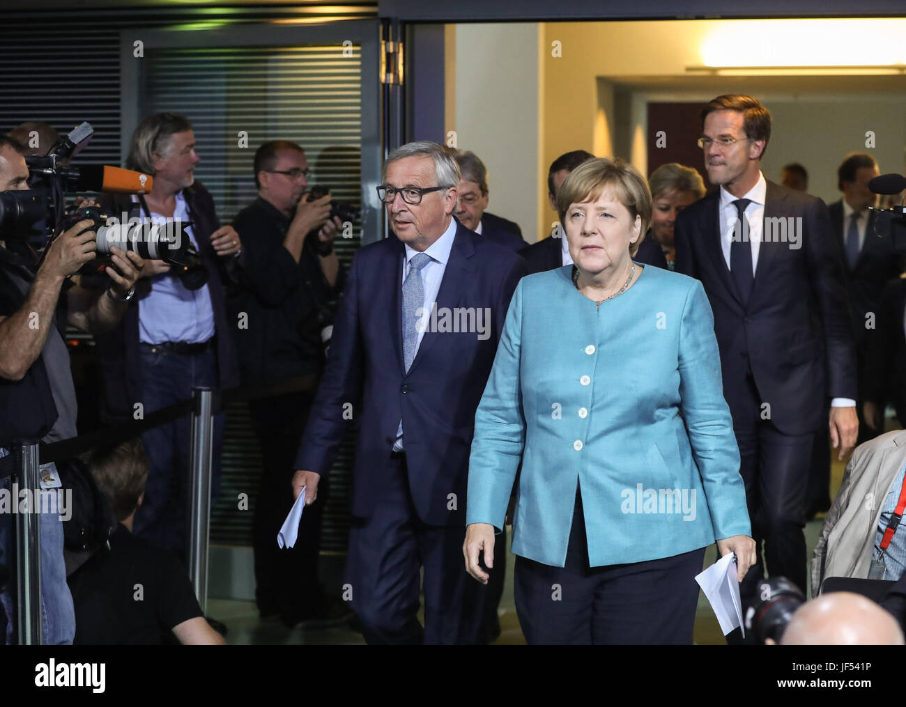 Berlin, Germany. 29th June, 2017. German Chancellor Angela Merkel ...