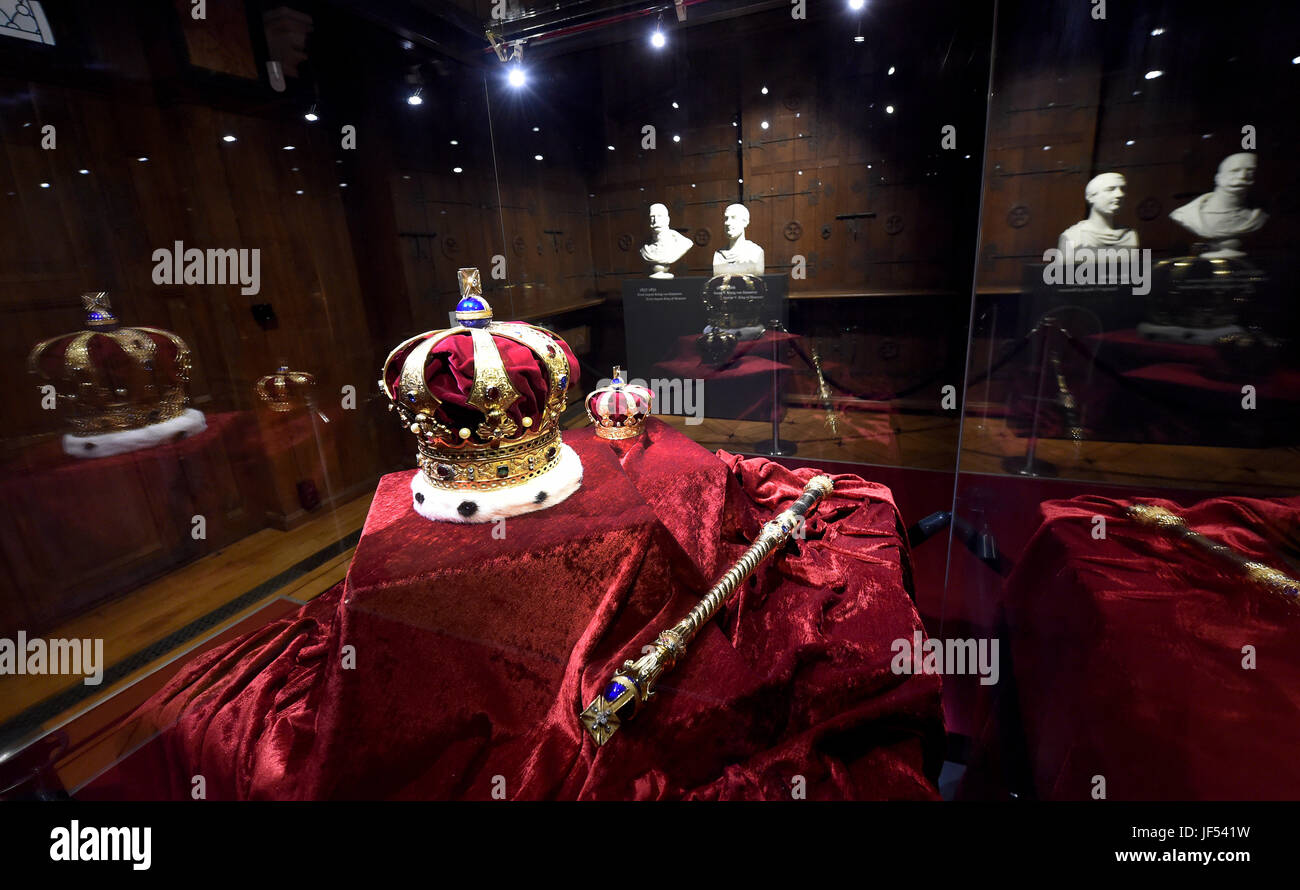 Nordstemmen, Germany. 27th June, 2017. The Hanoveranian King and bride ...