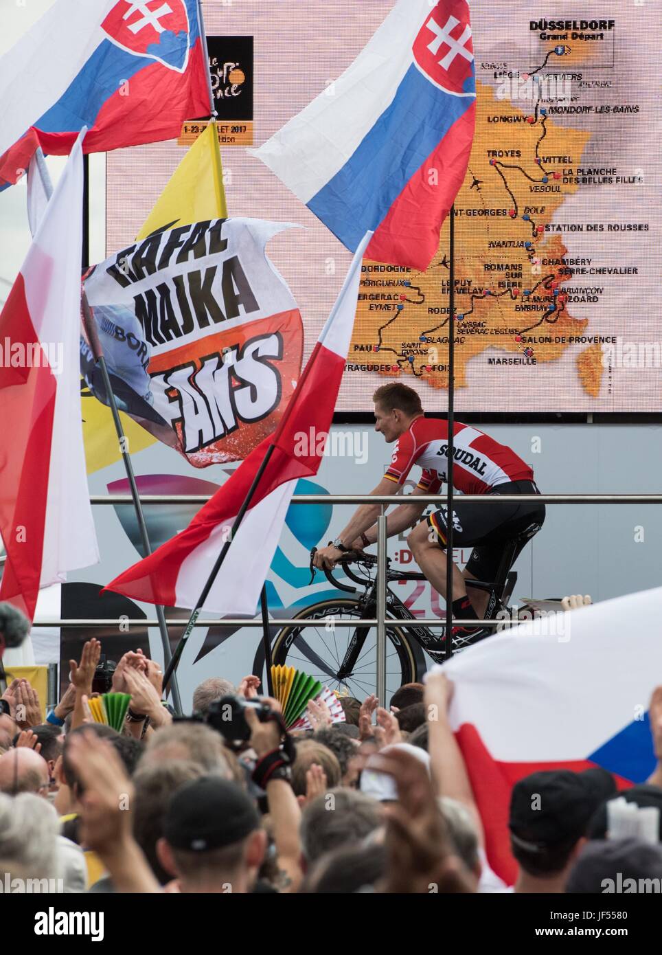 Duesseldorf, Germany. 29th June, 2017. The German cyclist Andre Greipel ...
