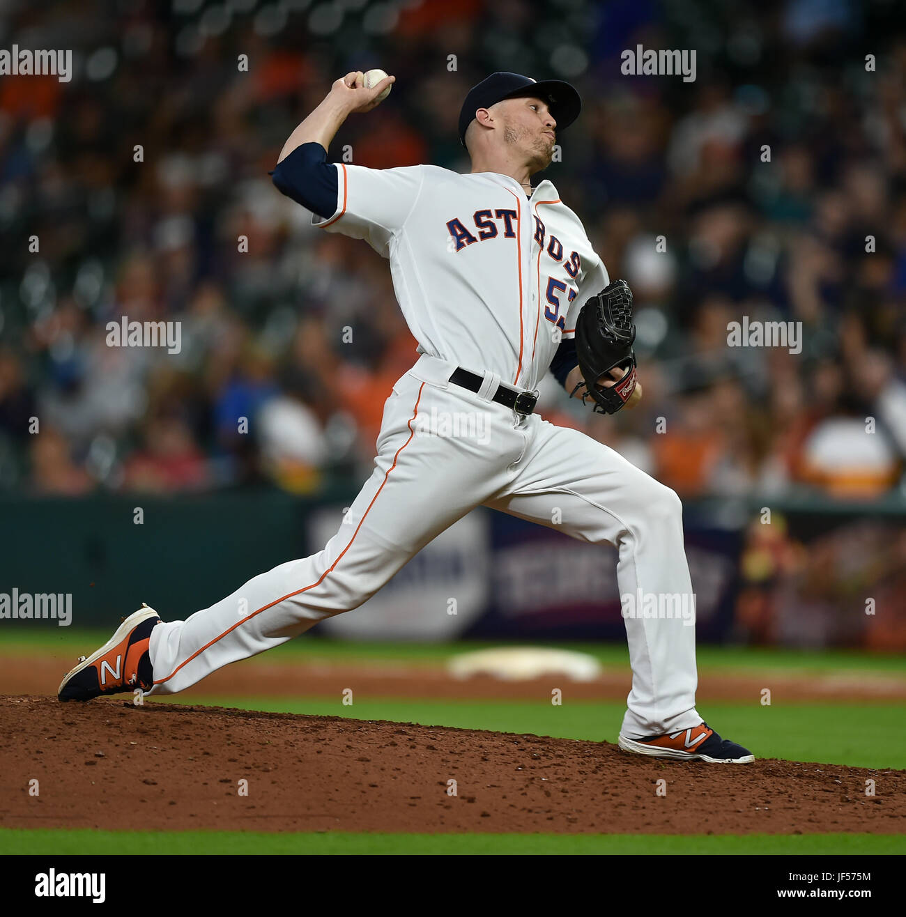 June 28, 2017: Houston Astros relief pitcher Ken Giles (53) during a ...
