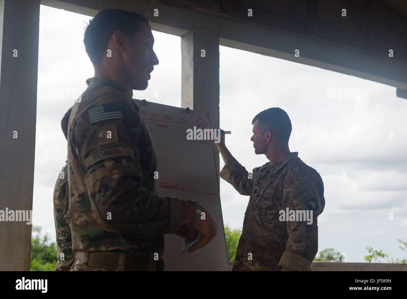 U.S. Army Lt. Col. Eugene Ferris, commander of 1st Battalion, 506th ...