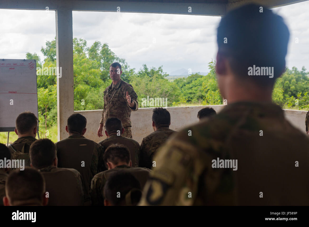 U.S. Army Lt. Col. Eugene Ferris, commander of 1st Battalion, 506th ...