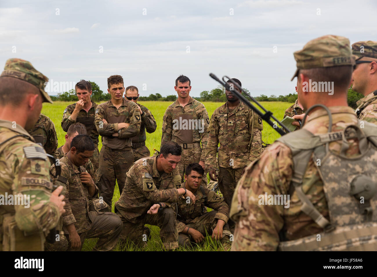 U.S. Army Lt. Col. Eugene Ferris, commander of 1st Battalion, 506th ...