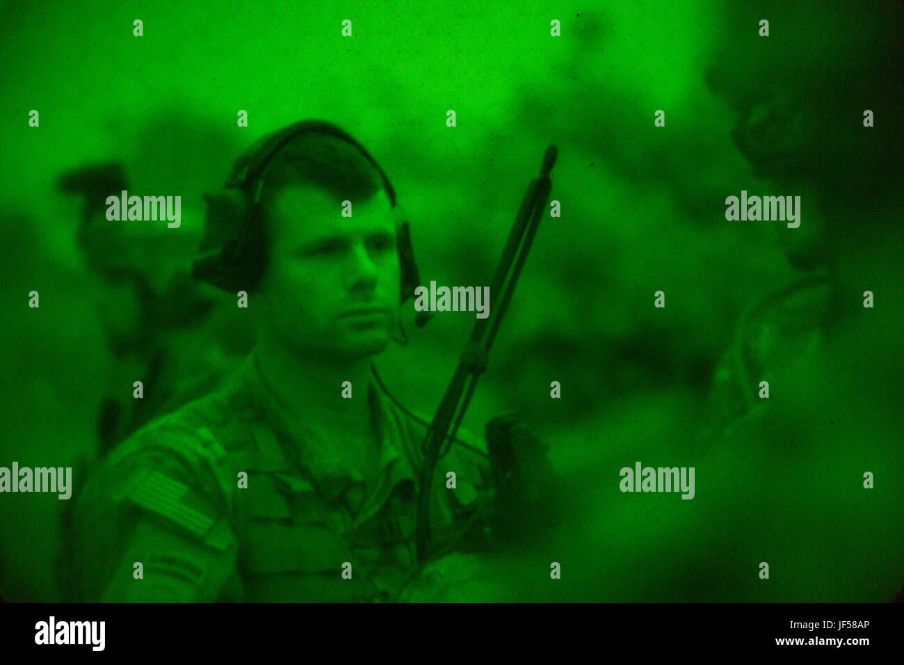 U.S. Army Lt. Col. Eugene Ferris, commander of 1st Battalion, 506th ...