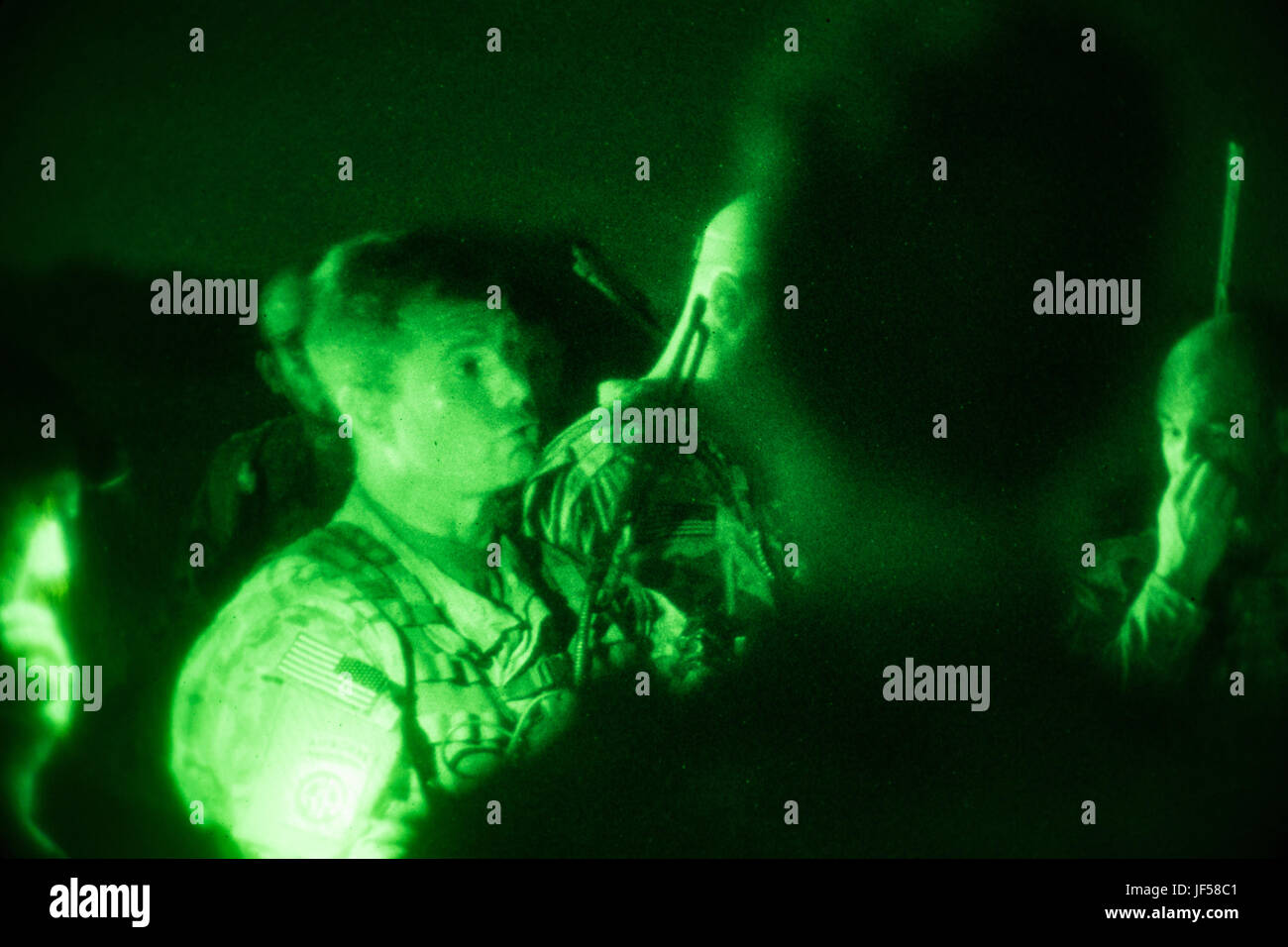 U.S. Army Lt. Col. Eugene Ferris, commander of 1st Battalion, 506th ...