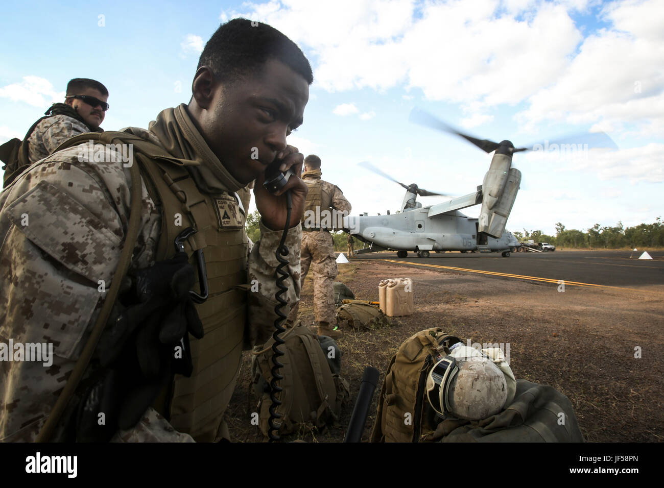 MOUNT BUNDEY TRAINING AREA, Australia – U. S. Marine Lance Cpl. Micah ...