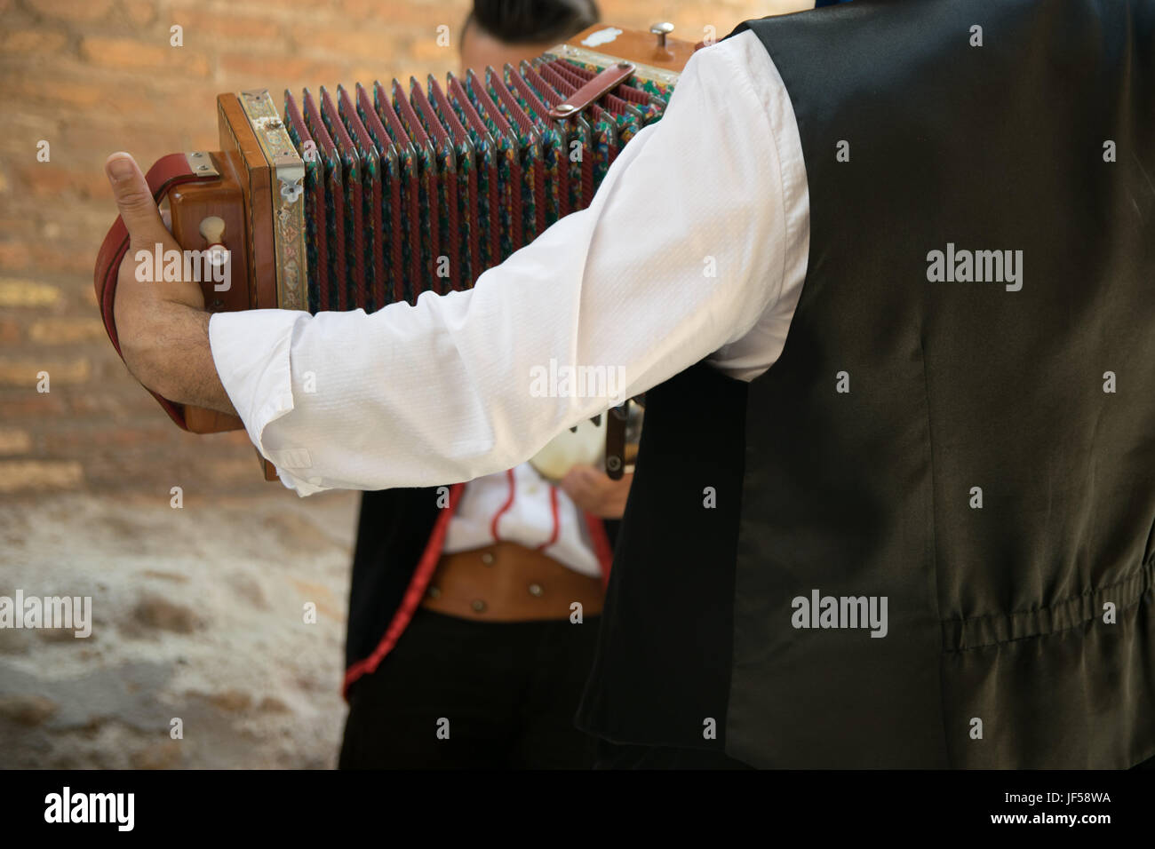 Bandoneon player performs Stock Photo - Alamy