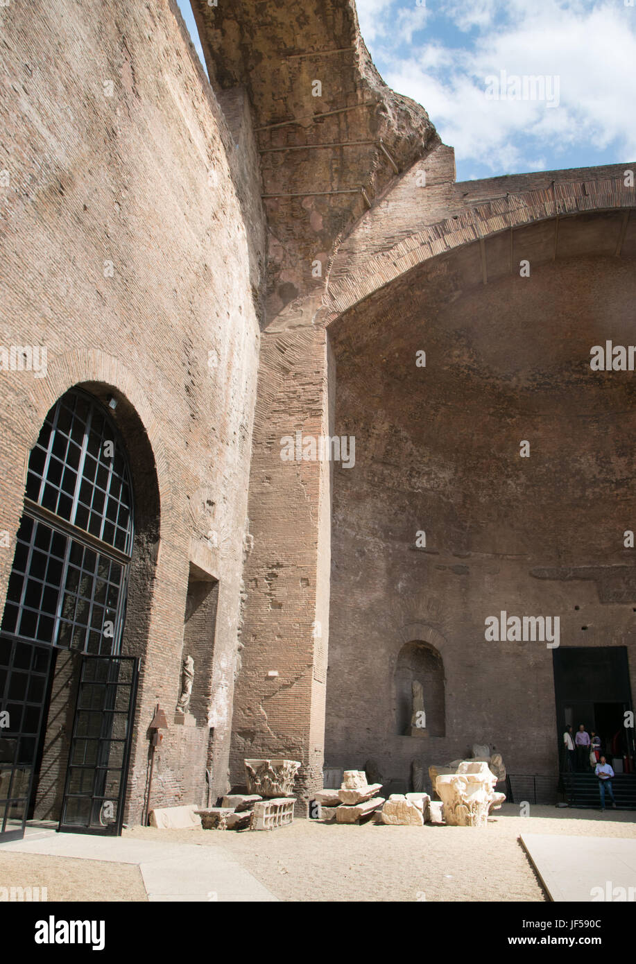 The baths of Diocletian. Rome. Italy Stock Photo - Alamy