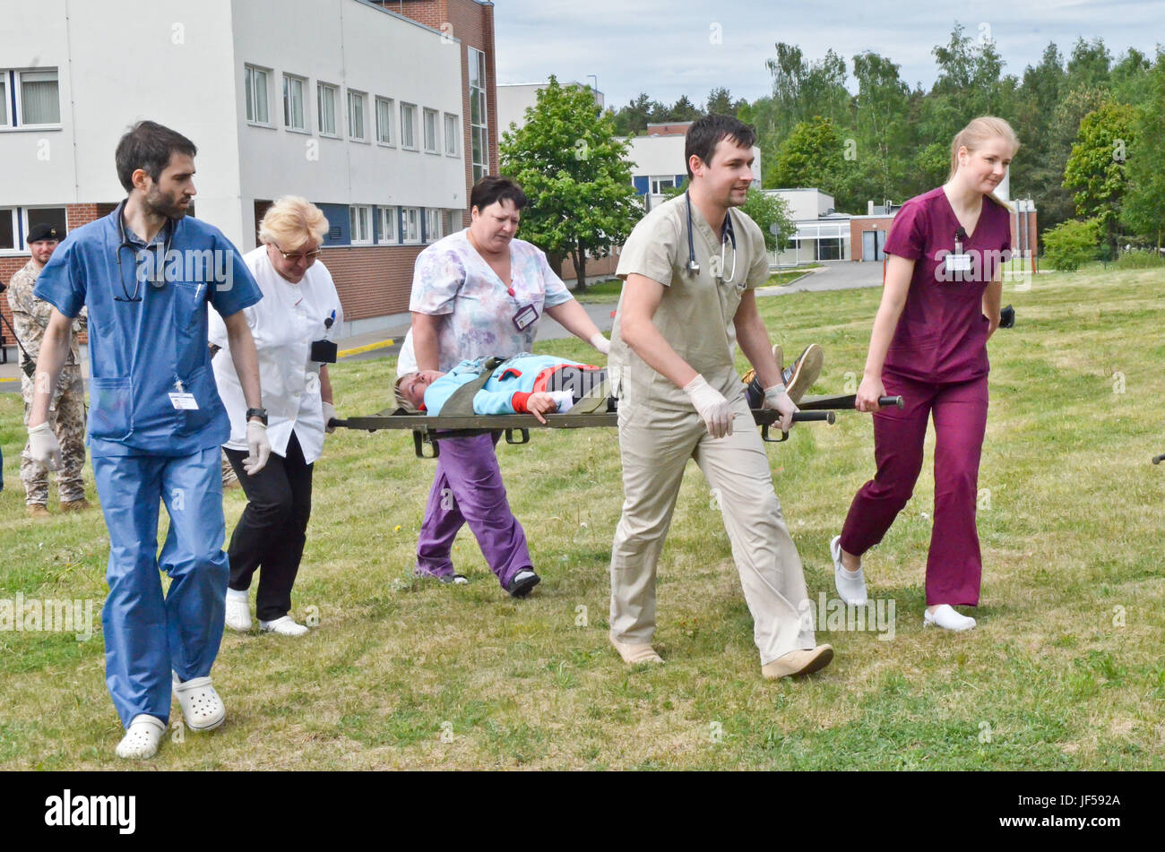 Soldiers from Task Force Baltic Phoenix, 3rd Brigade, 10th Aviation ...