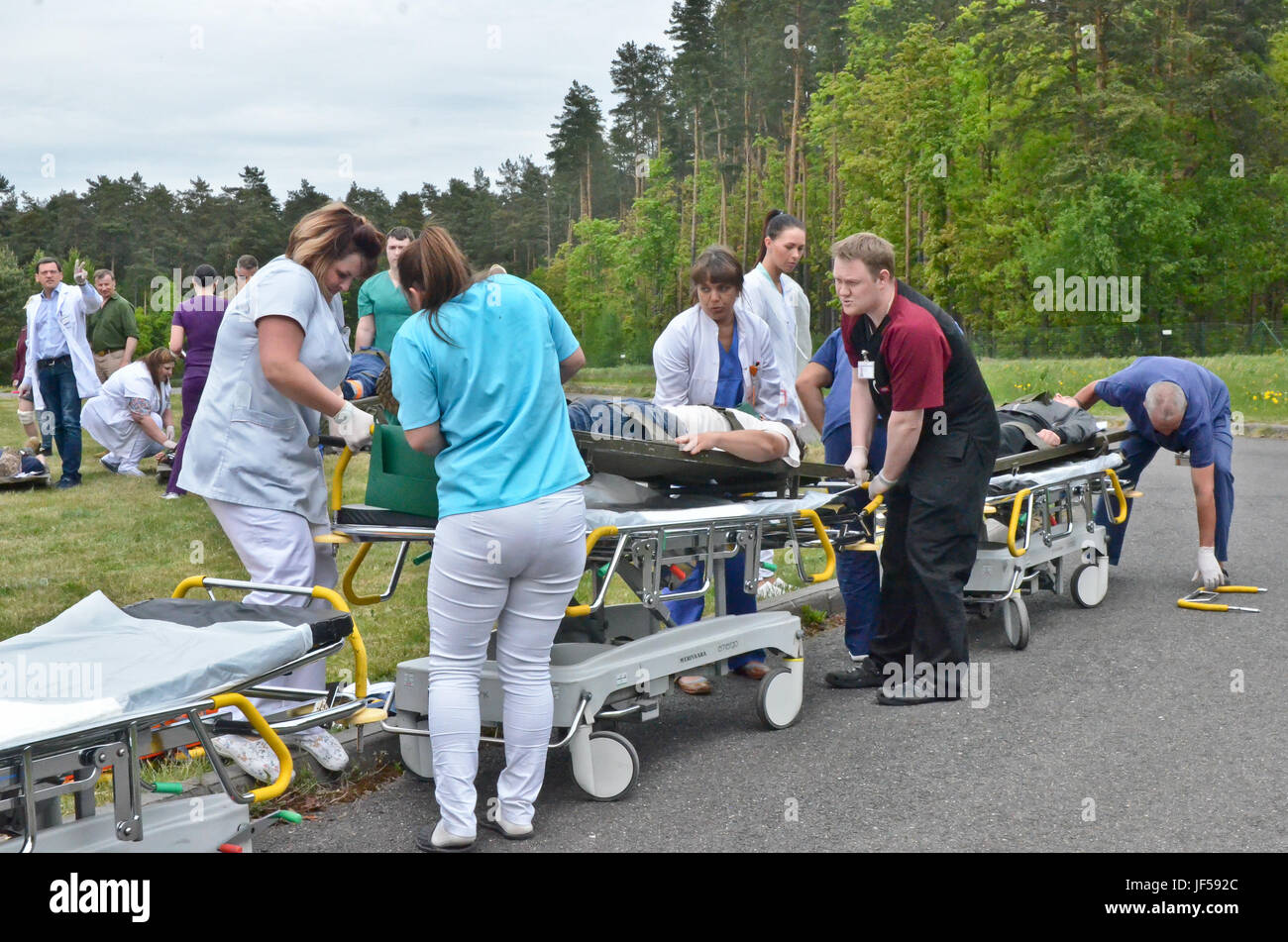 Soldiers from Task Force Baltic Phoenix, 3rd Brigade, 10th Aviation ...