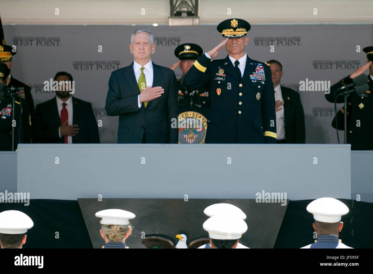 The Honorable Jim Mattis, U.S. Secretary of Defense, and Lt. Gen ...