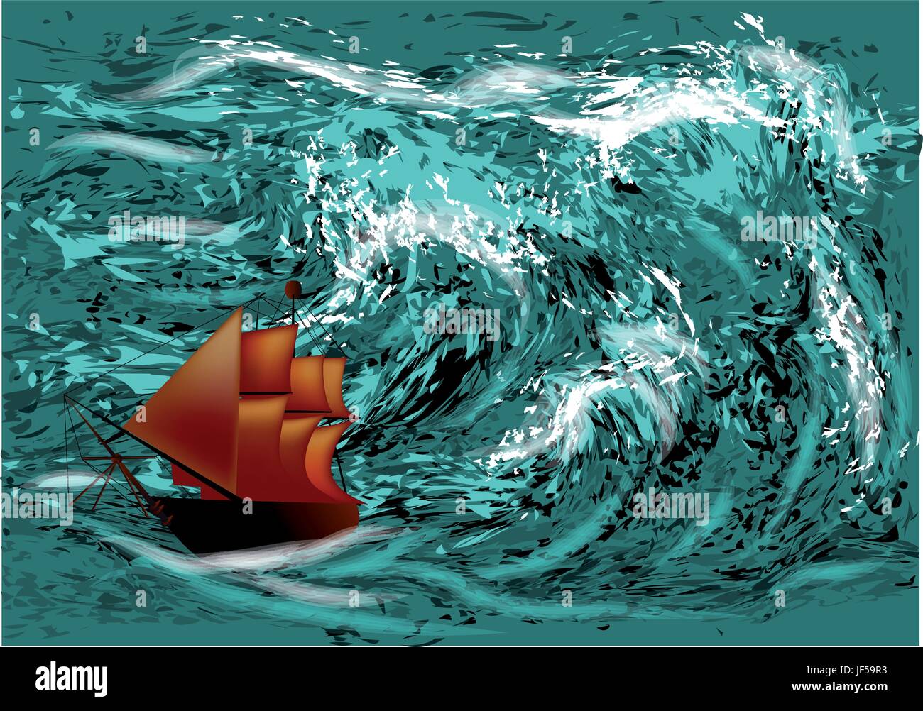 Energy electricity water waves Stock Vector Images - Alamy