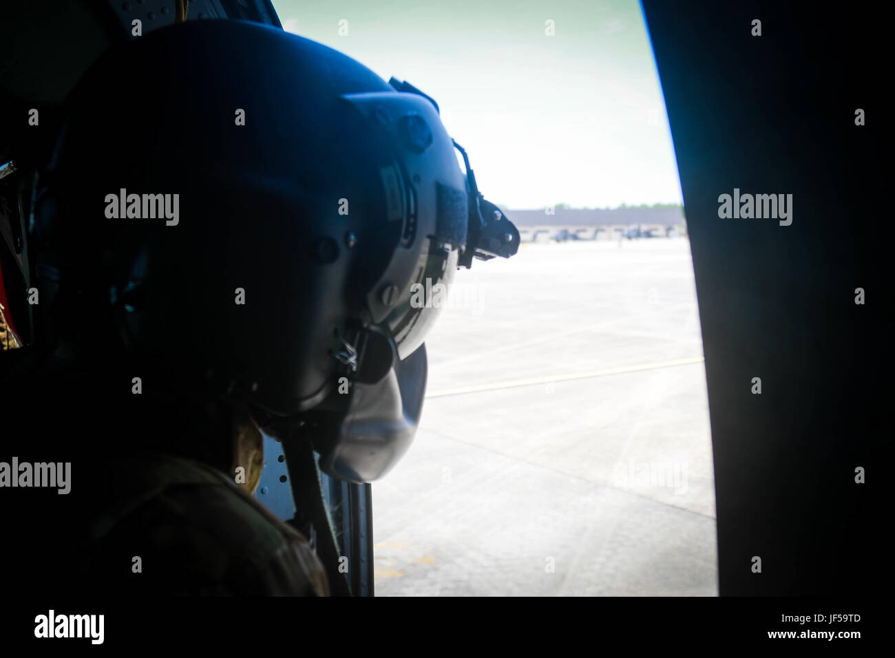 A crew chief with 2nd Assault Helicopter Battalion, 82nd Combat ...