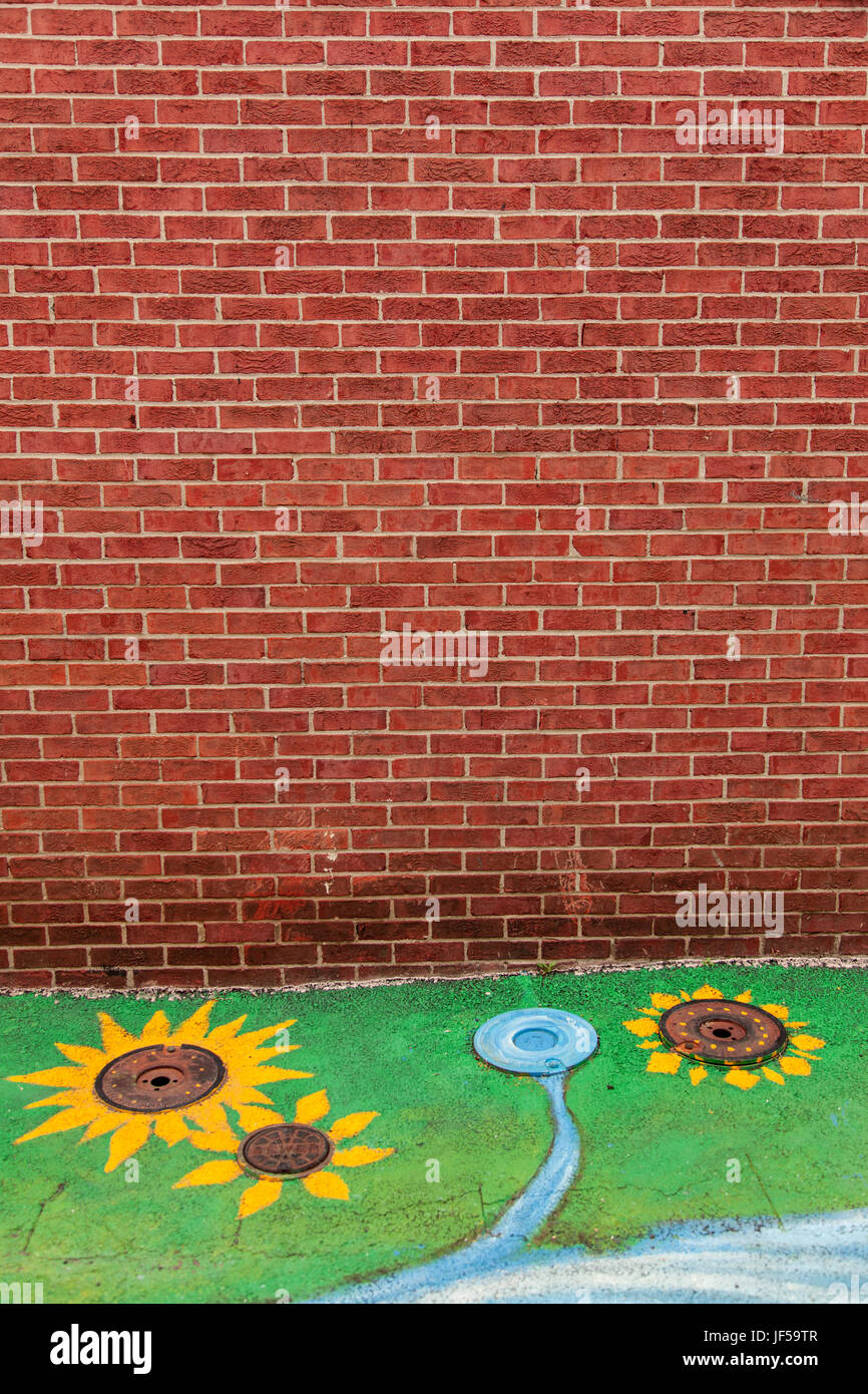 Far Brick Wall Stock Photo - Alamy