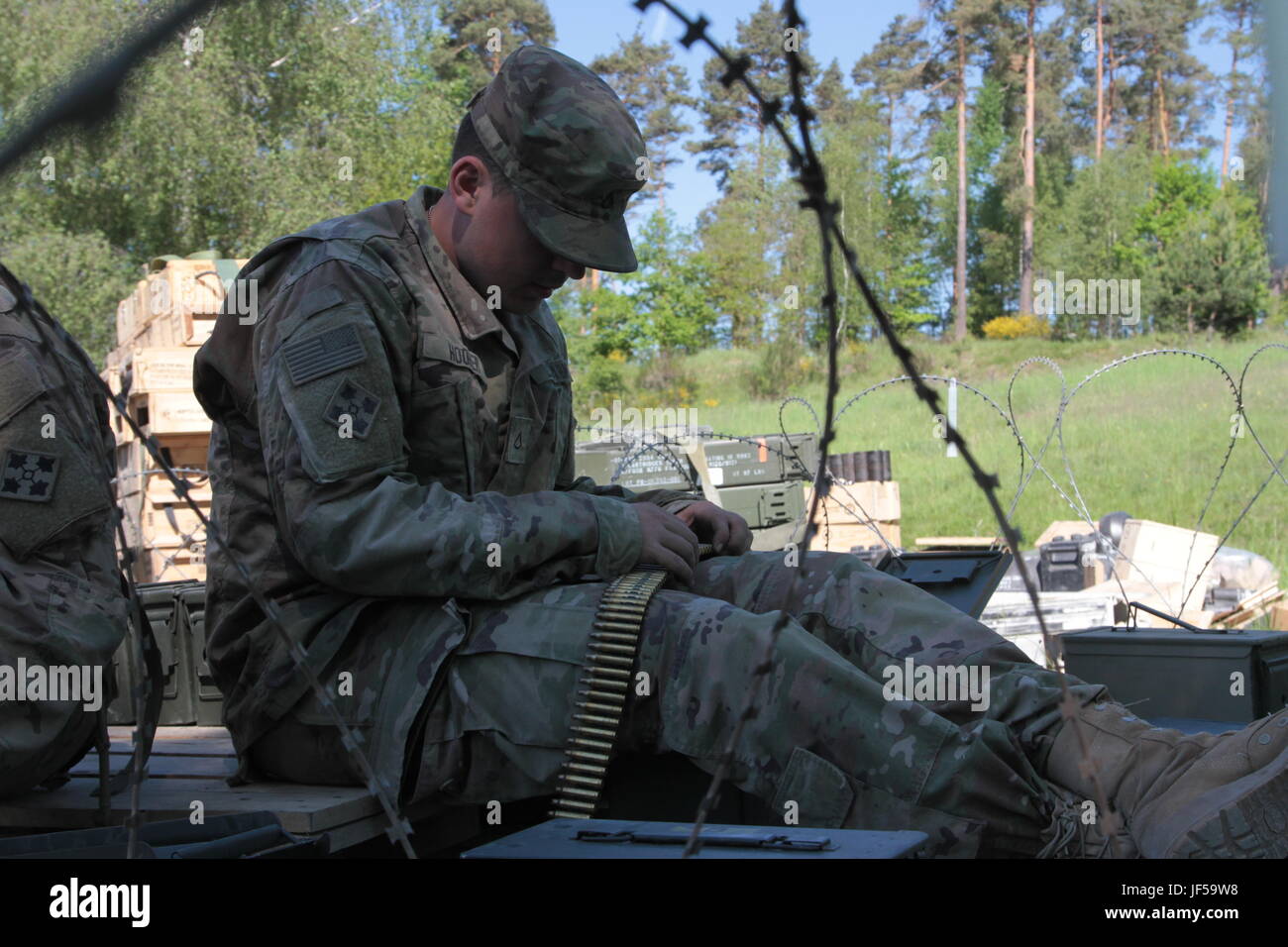 A U.S. Army soldier from the 2nd Battalion, 12th Infantry Regiment, 2nd ...