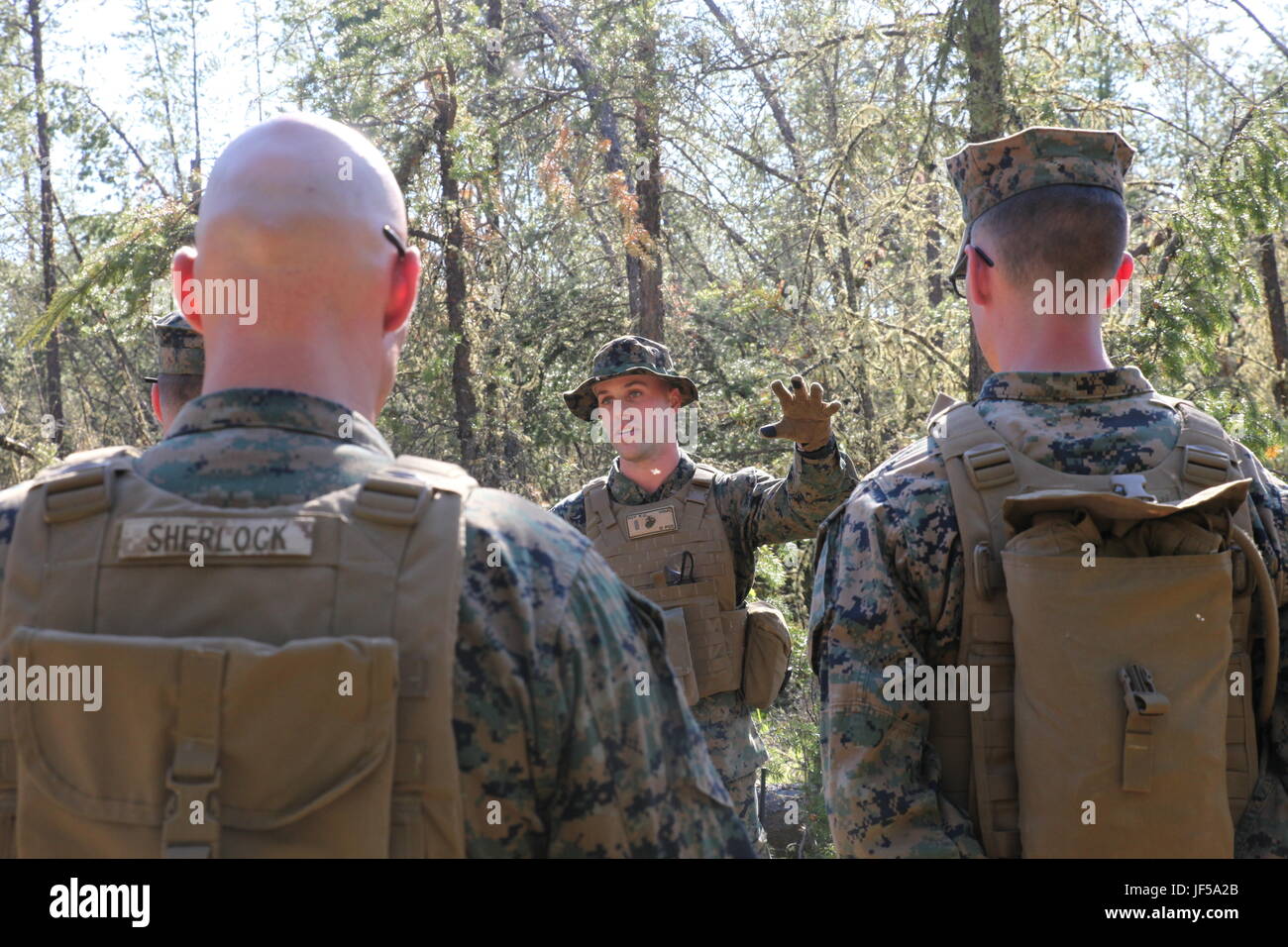 2nd Lt. Kevin Roy, combat engineer officer with Engineer Company ...