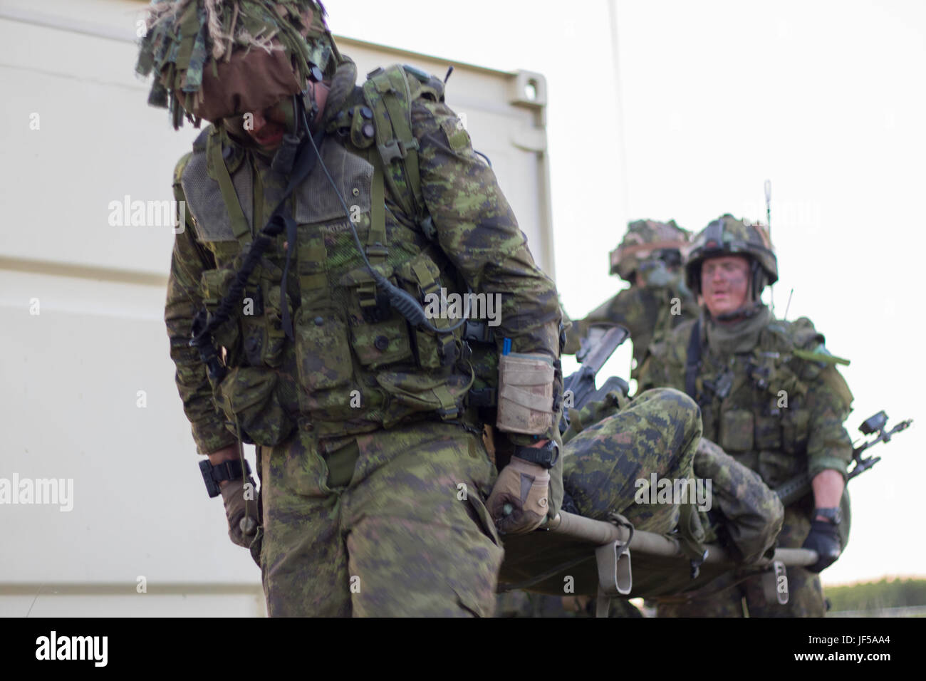 Canadian soldiers 1st battalion hi-res stock photography and images - Alamy