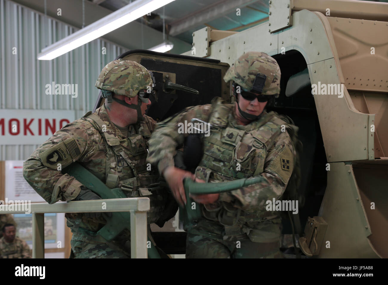 U.S. Soldiers of Foxtrot Company, 3rd Battalion, 29th Field Artillery ...