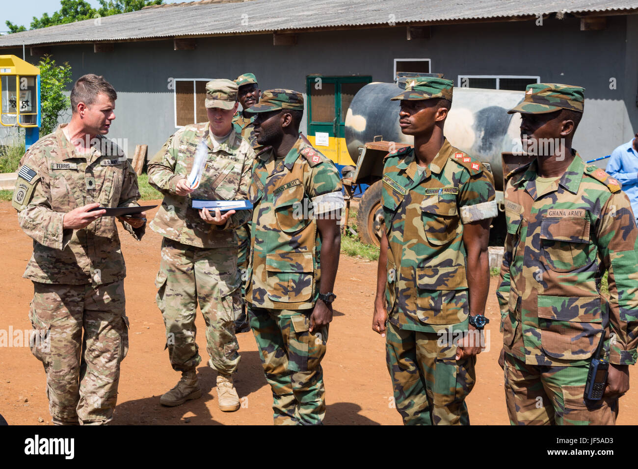 U.S. Army Lt. Col. Eugene Ferris, commander of the 1st Battalion, 506th ...