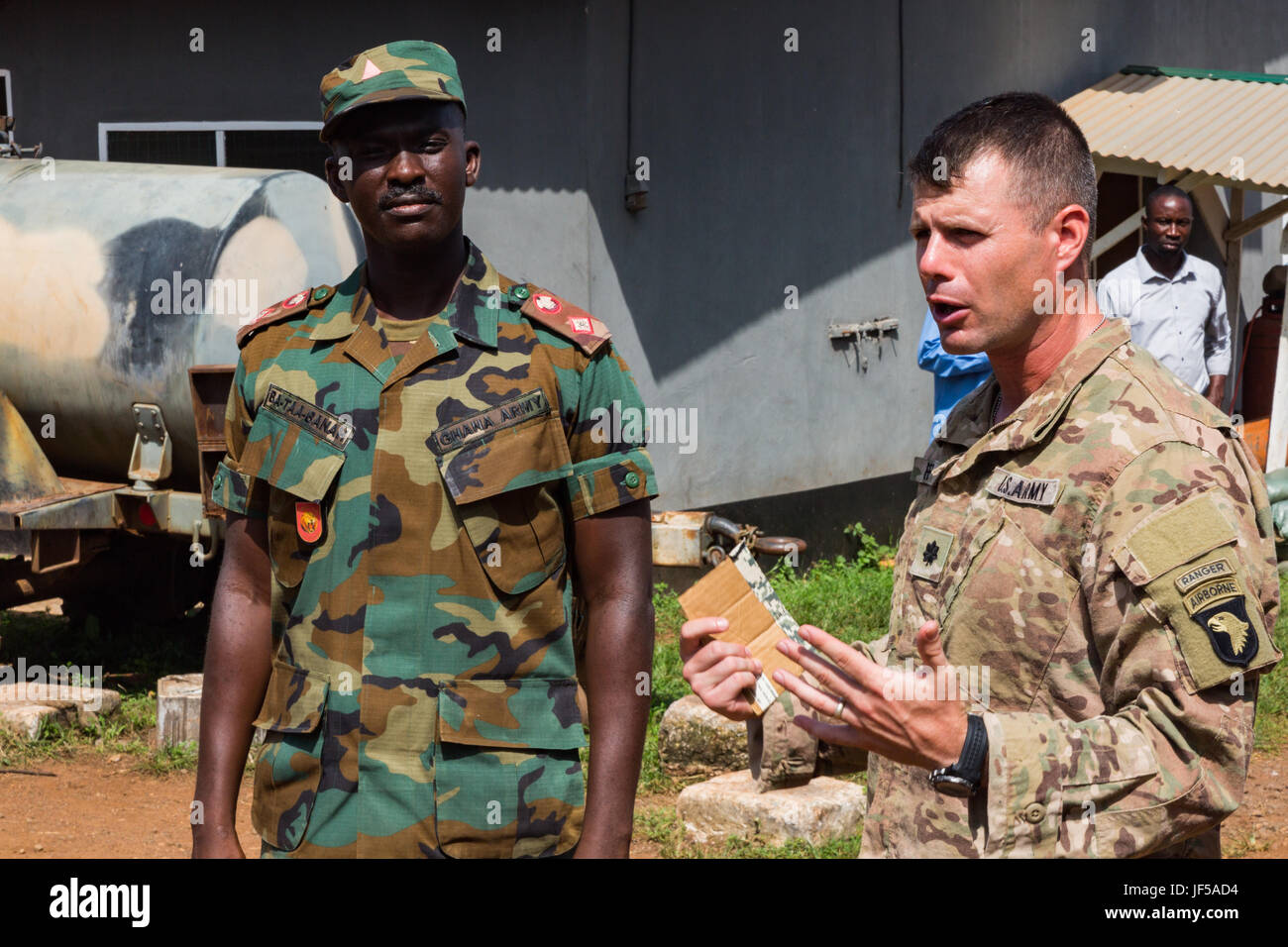 U.S. Army Lt. Col. Eugene Ferris, commander of the 1st Battalion, 506th ...