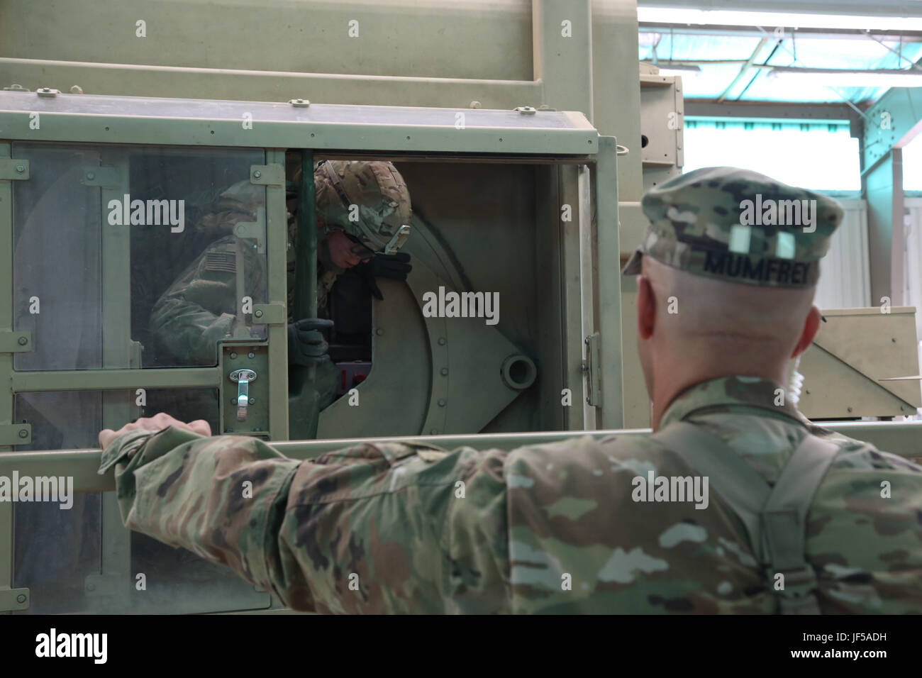 U.S. Army Maj. Brian Mumfrey of Joint Multinational Readiness Center ...