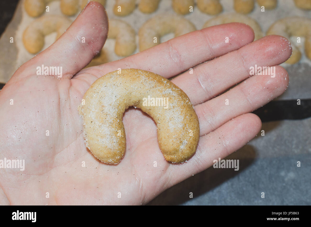 Sugar coated biscuits hi-res stock photography and images - Alamy