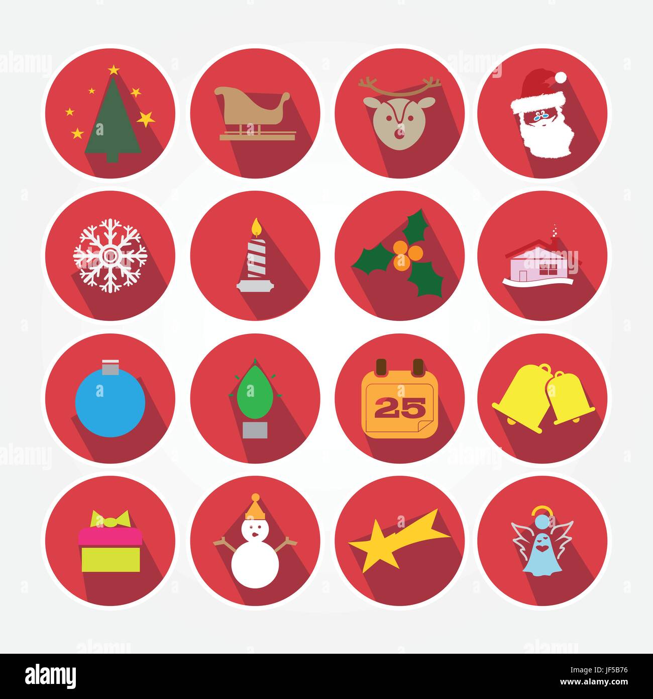 graphics, christmas, set, icons, xmas, x-mas, style, object, graphics ...