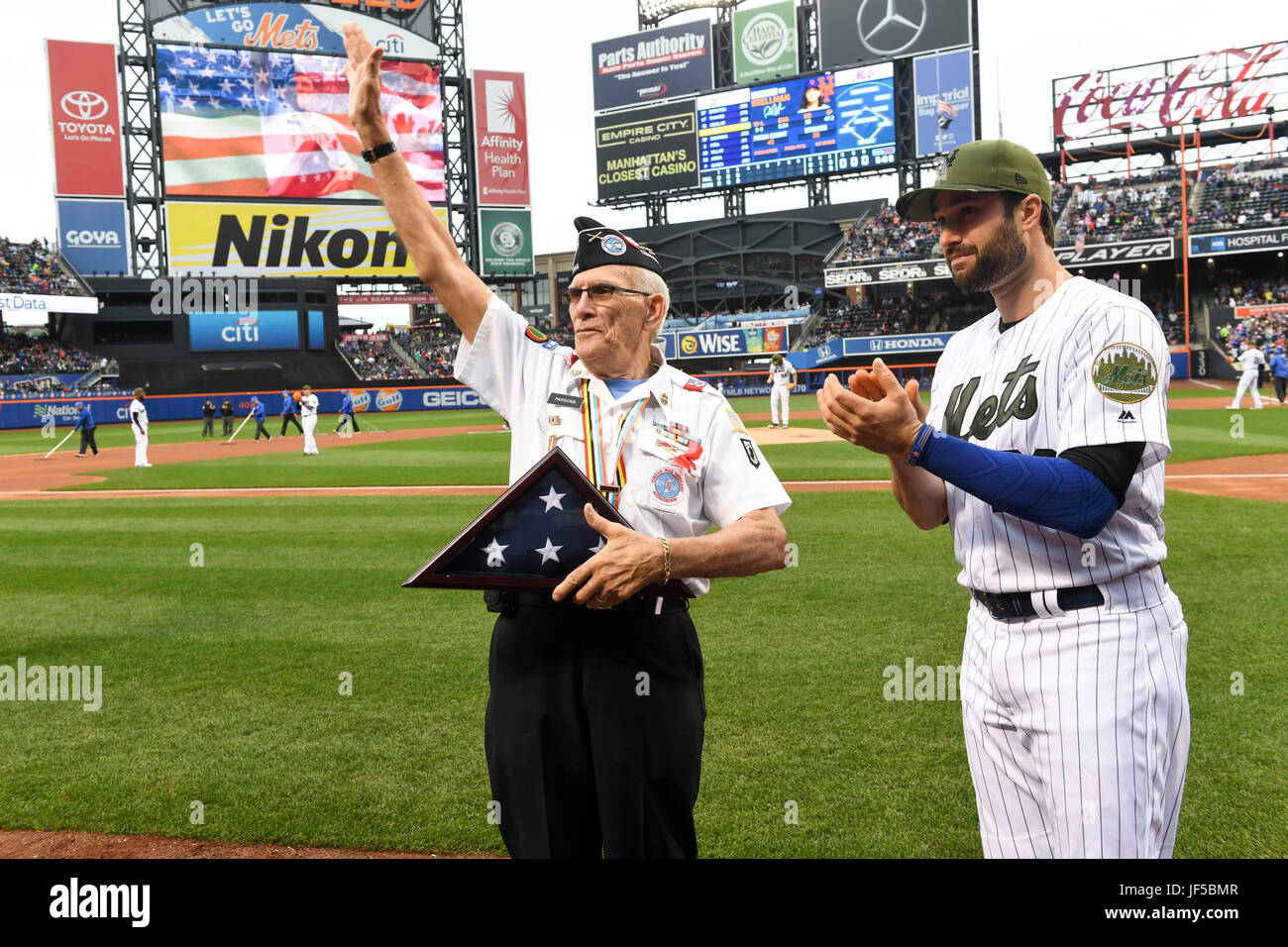 A USO/Mets Military Appreciation Game at Citi Field in New York during ...