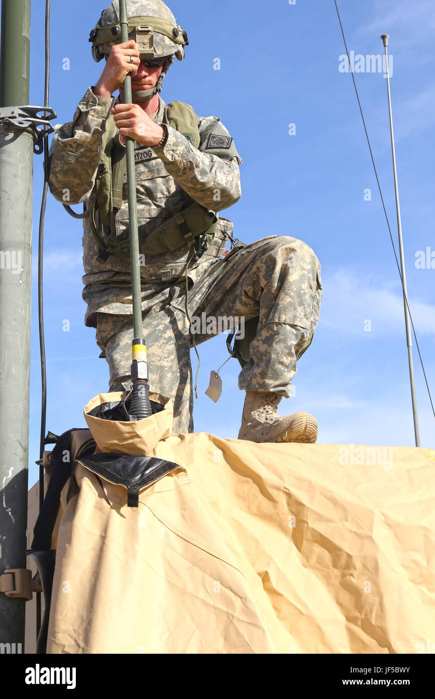Spc. Thomas Hartzog, an air defense battle management system operator ... Spc. Thomas Hartzog, an air defense battle management system operator ...
