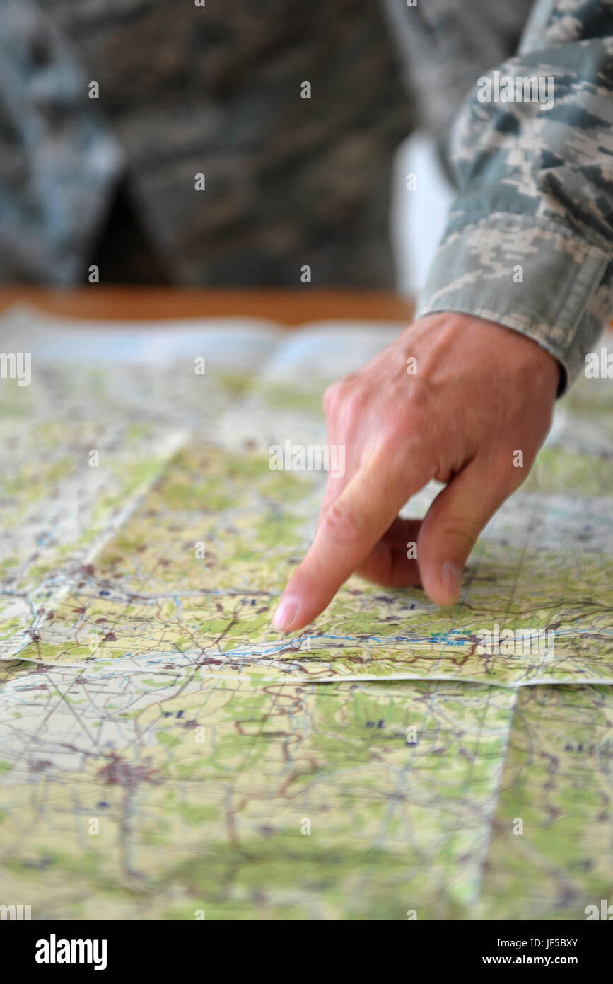 An intelligence analyst assigned to the 180th Fighter Wing, Ohio Air ...