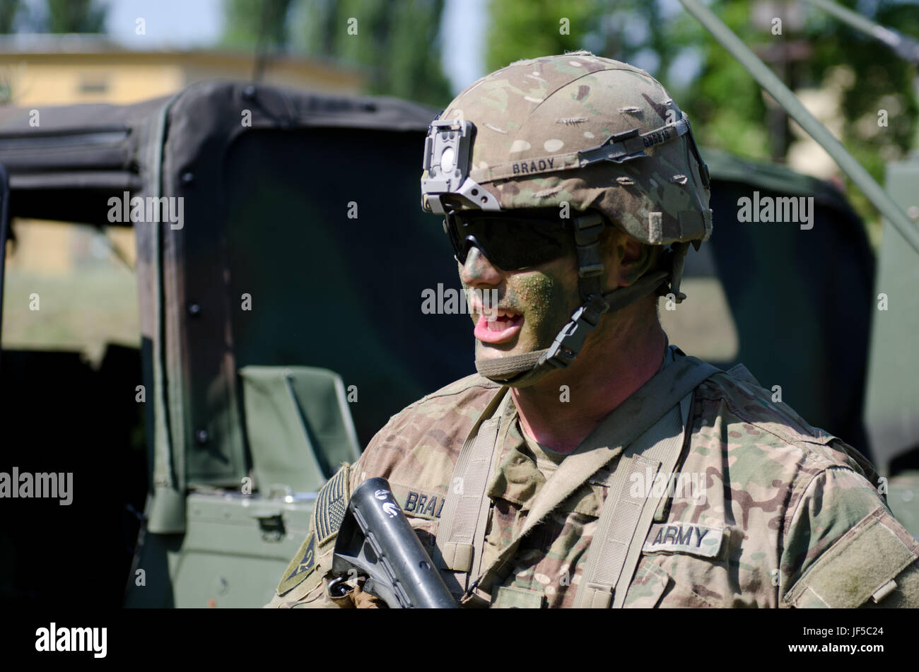 Apache Troop, 4th Squadron, 10th Cavalry Regiment conducts a spur ride ...
