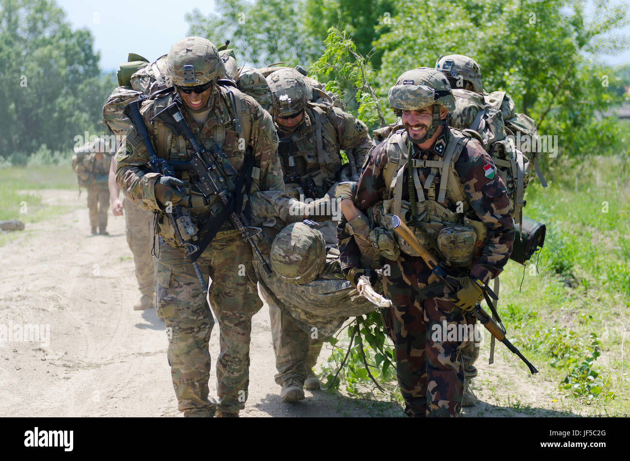 Apache Troop, 4th Squadron, 10th Cavalry Regiment conducts a spur ride ...
