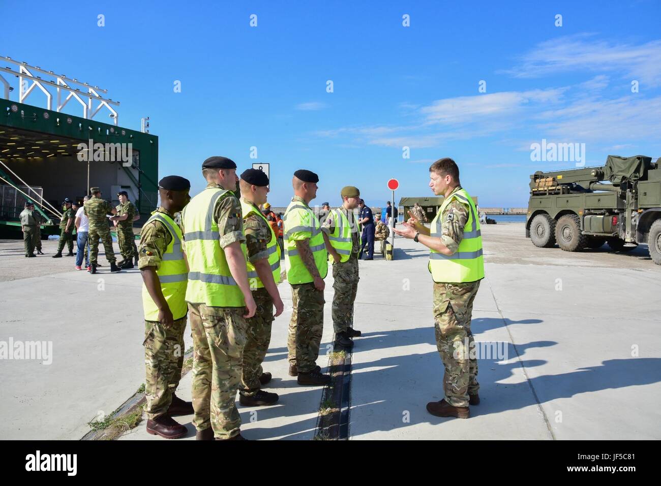 HURST POINT “RORO” London, UK ship arrival at Alexandroupolis Sea- Port ...