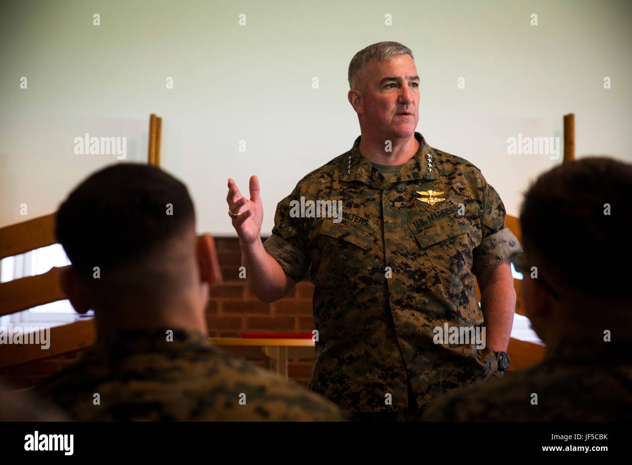 Assistant commandant of the marine corps general glenn m walters hi-res ...