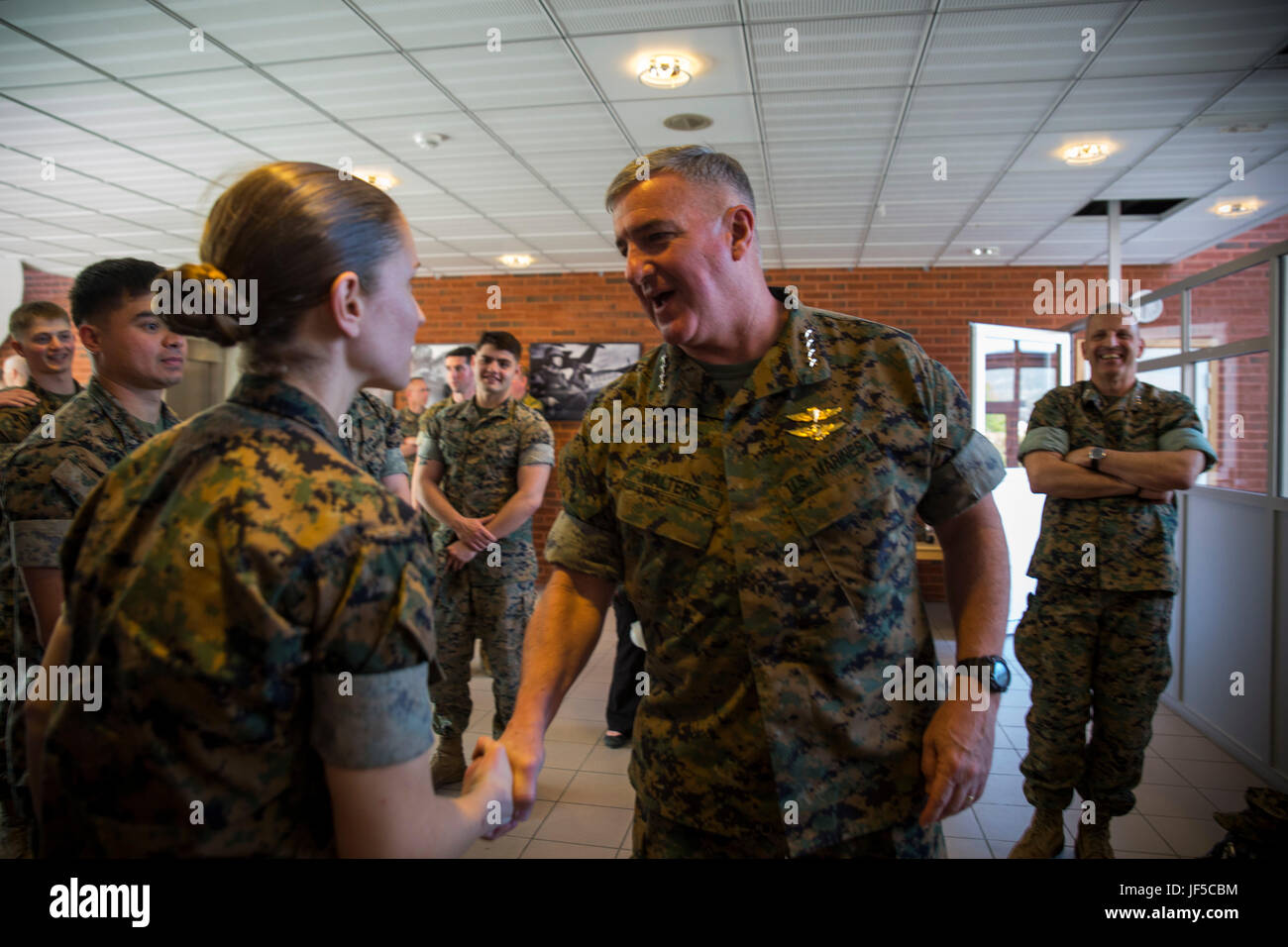 U.S. Marine Gen. Glenn M. Walters, Assistant Commandant of the Marine ...