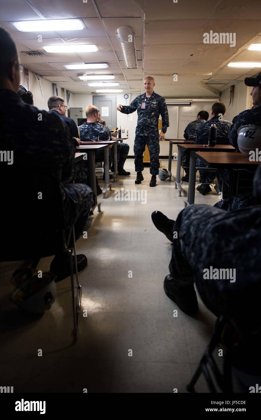 Second class petty officers aboard USS John C. Stennis (CVN 74 ...