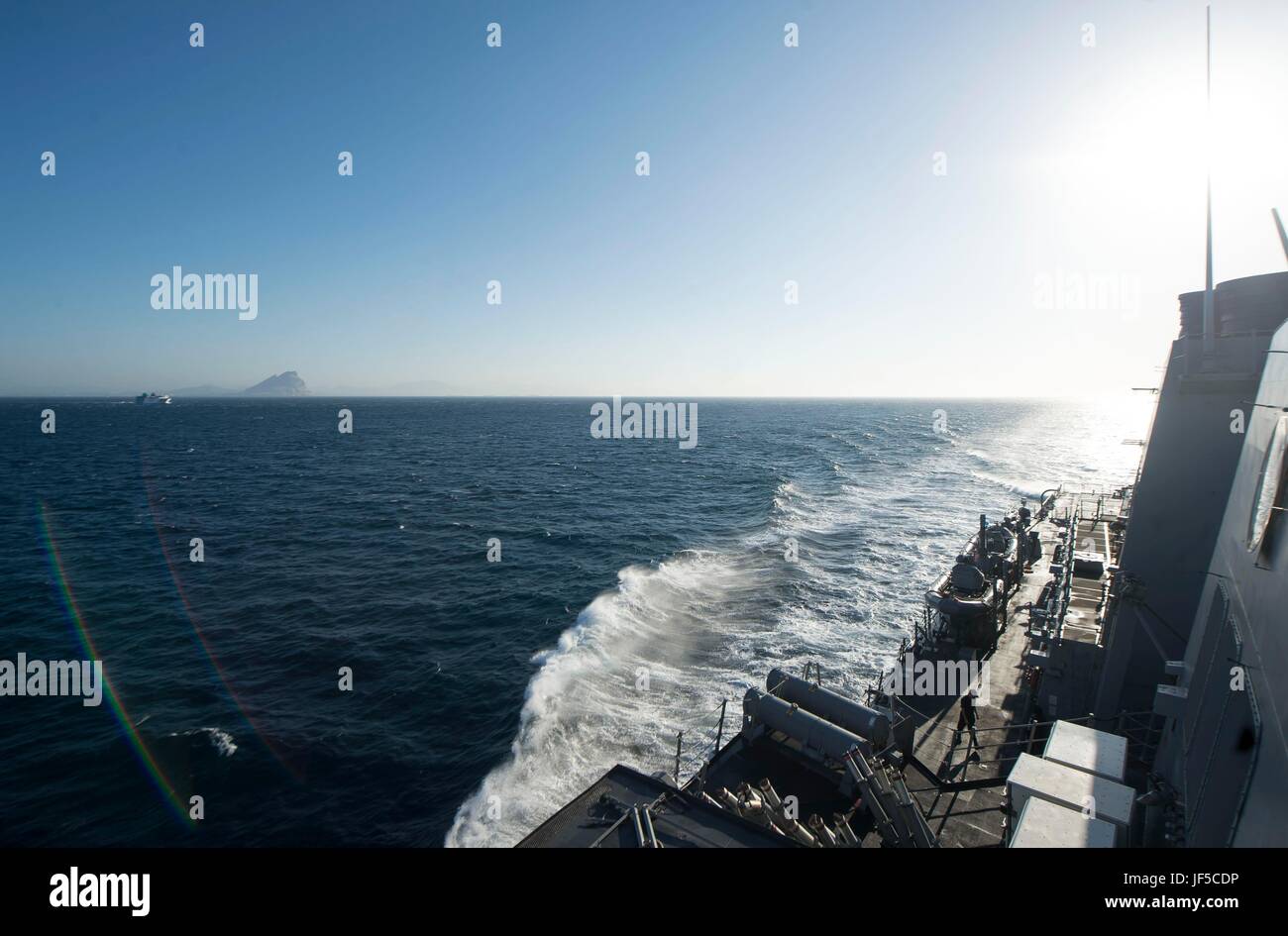 170530-N-FQ994-010 STRAIT OF GIBRALTAR (May 30, 2017) The Arleigh Burke ...