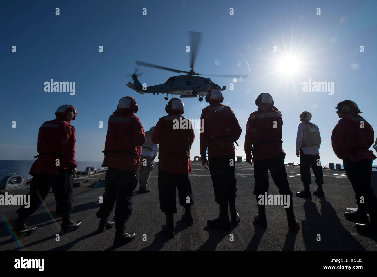 USS Carney (DDG 64), forward-deployed to Rota, Spain, conducts its ...