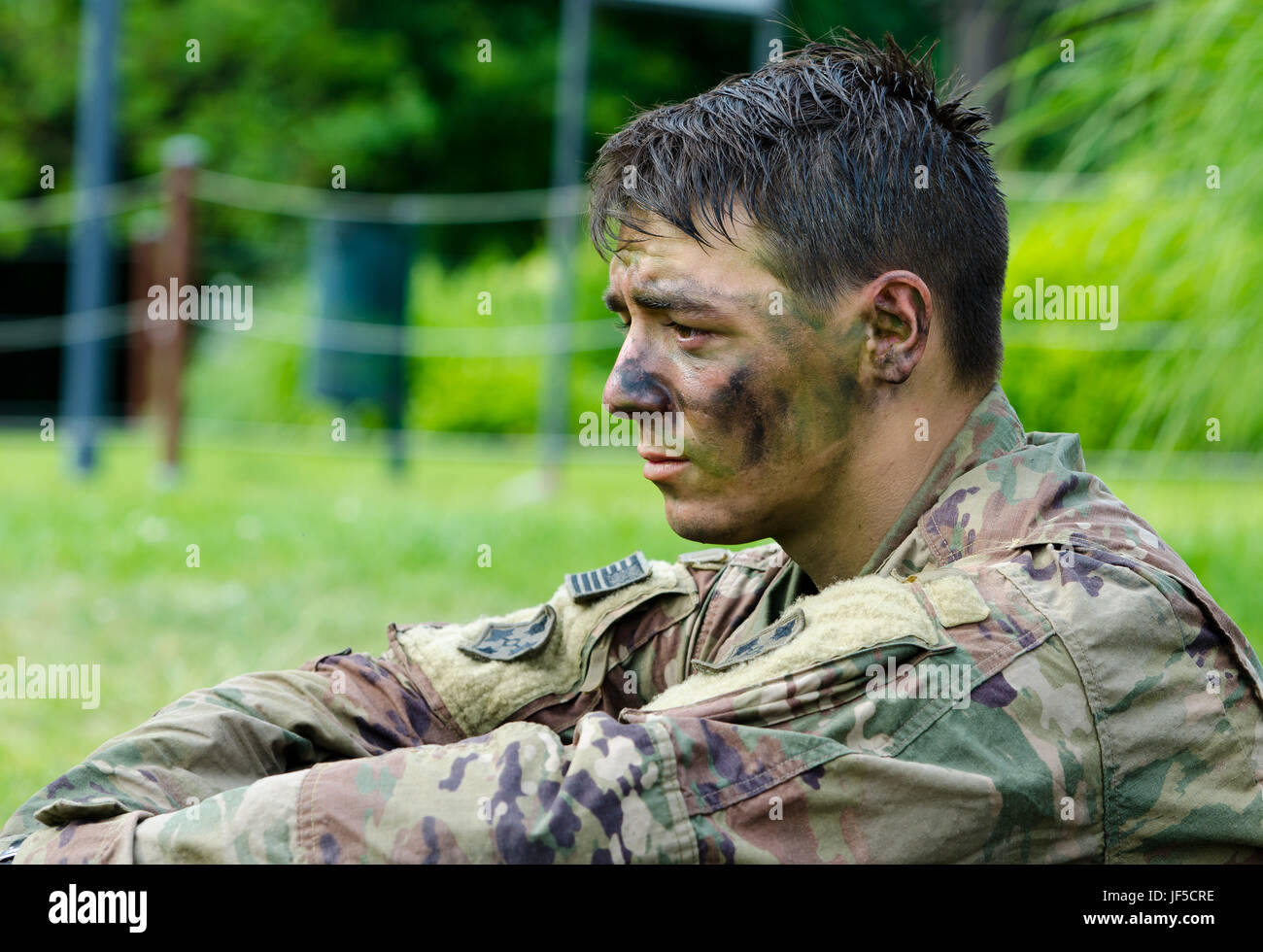 Apache Troop, 4th Squadron, 10th Cavalry Regiment conducts a spur ride ...