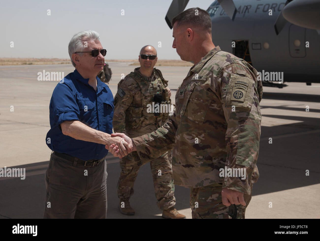 U.S. Army Col. Pat Work, deployed in support of Combined Joint Task ...