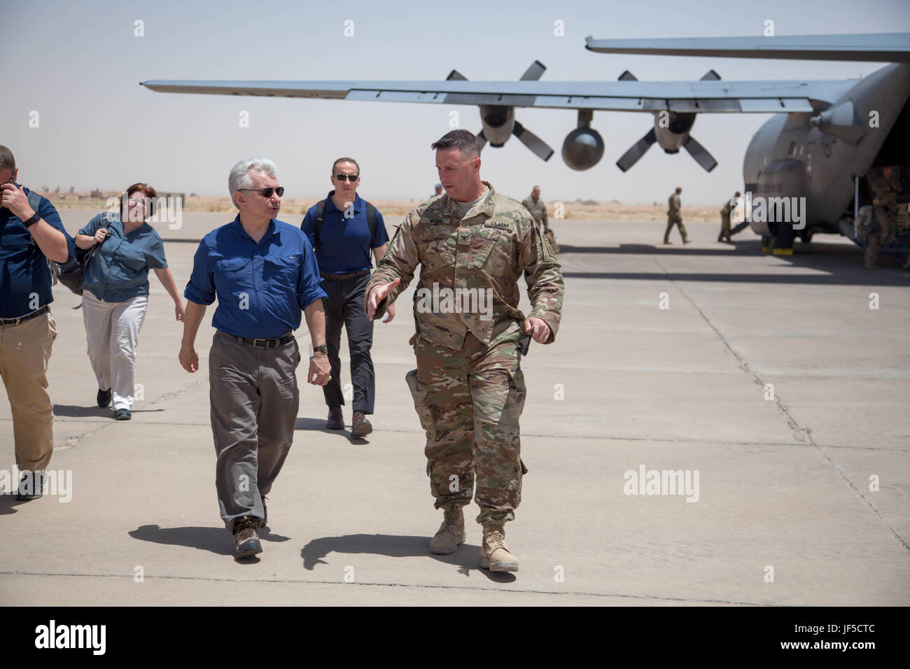 U.S. Army Col. Pat Work, deployed in support of Combined Joint Task ...