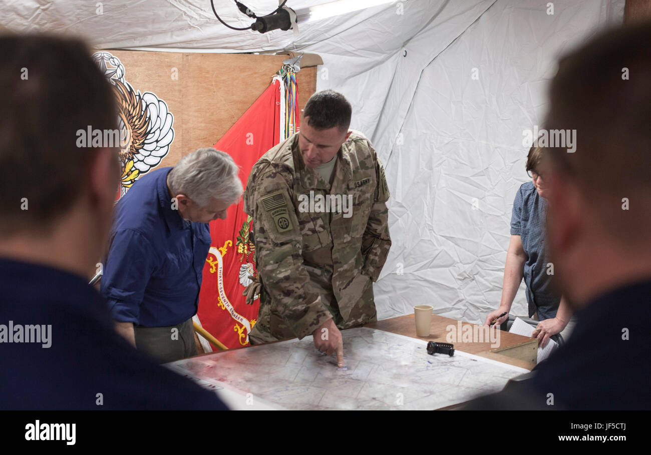 U.S. Army Col. Pat Work, deployed in support of Combined Joint Task ...