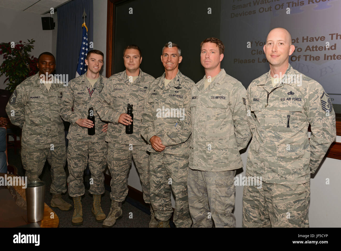 U.S. Airmen assigned to the 20th Aircraft Maintenance Squadron are ...