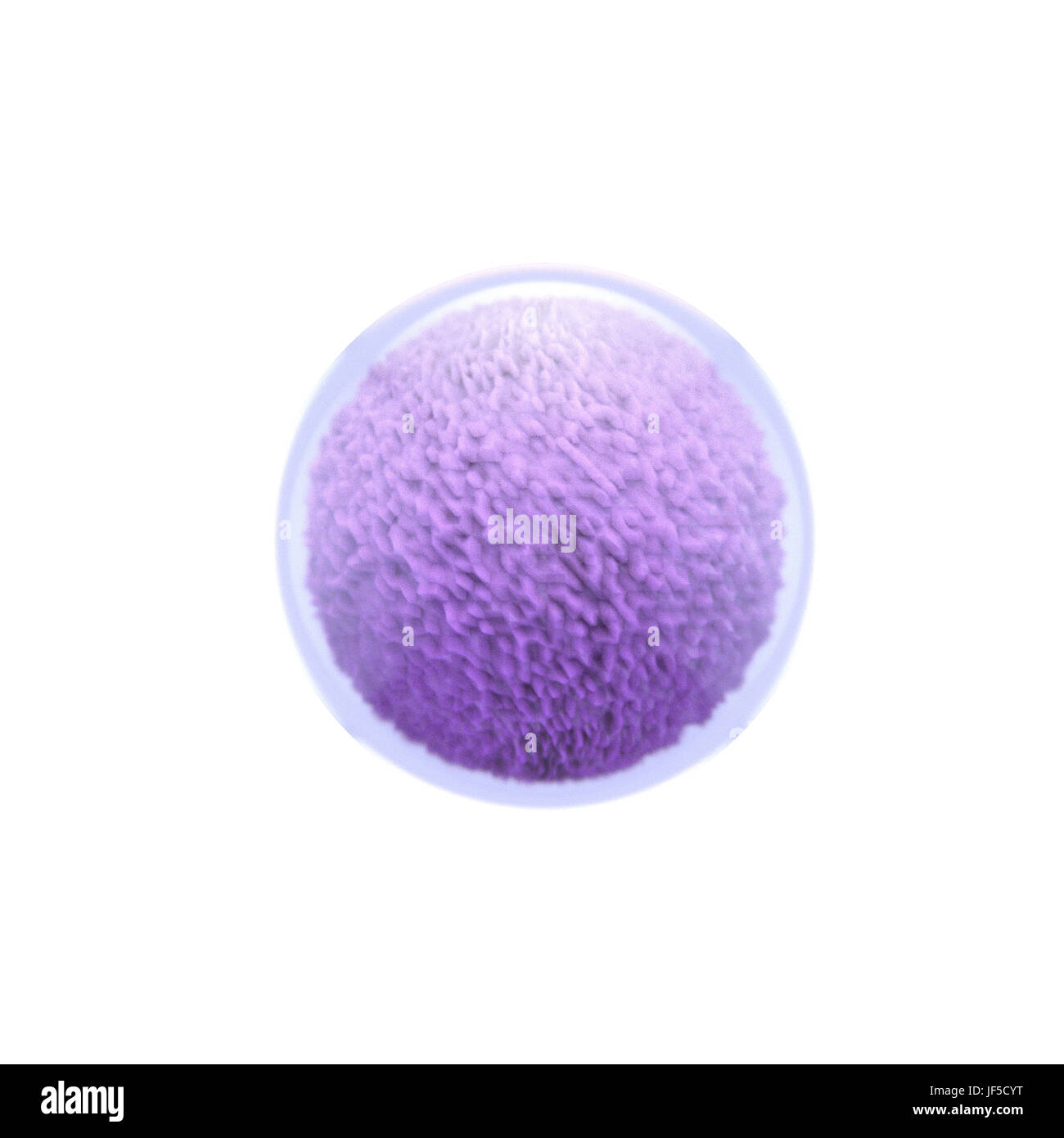 3d single molecule isolated on white background. Abstract 3d rendering ...