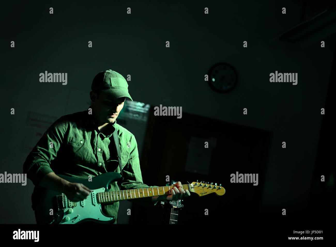 U.S. Air Force Airman 1st Class Josiah Joyce, guitarist for the U.S ...