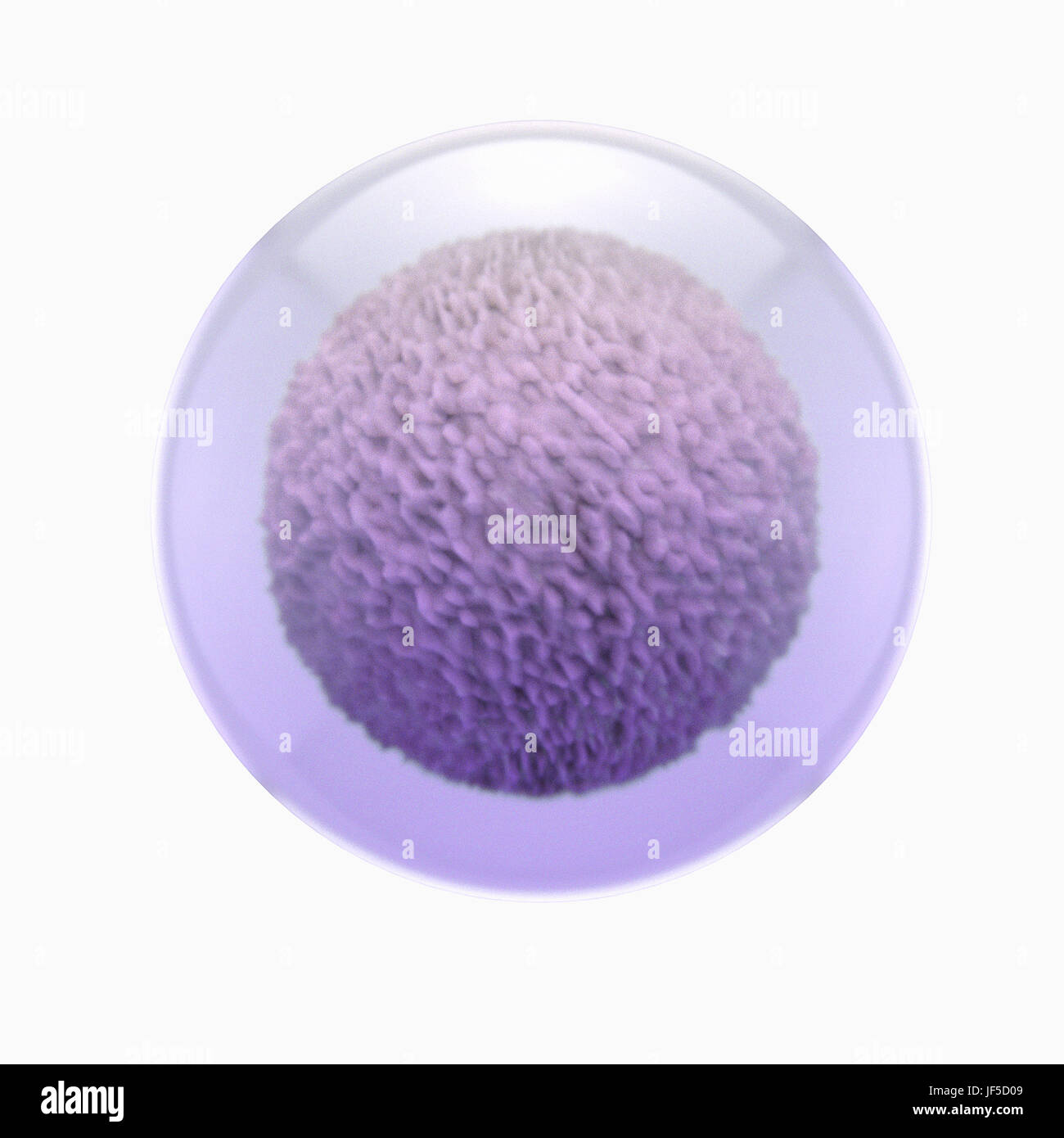 3d single molecule isolated on white background. Abstract 3d rendering ...