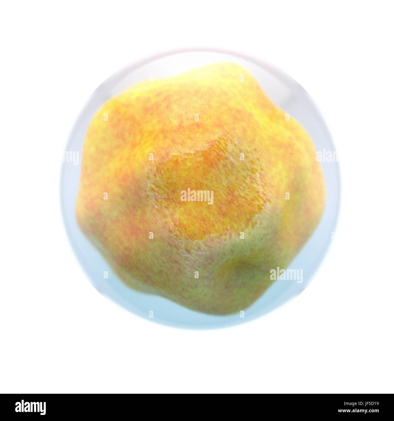 3d single molecule isolated on white background. Abstract 3d rendering ...